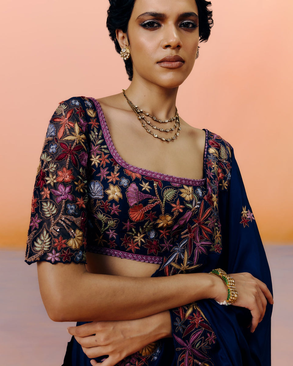 Vida saree set – Mishru